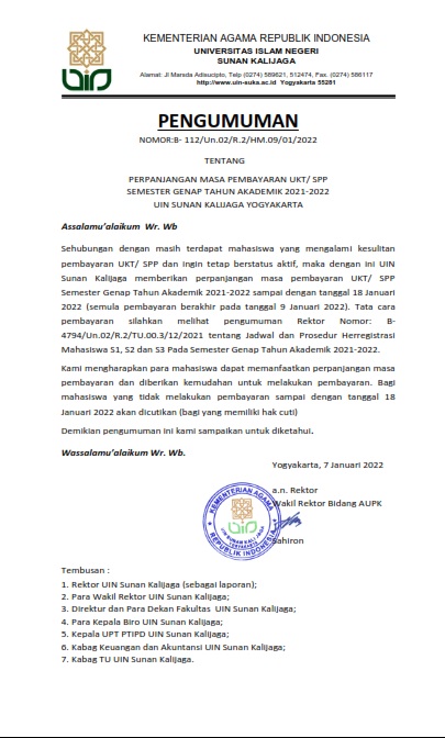 Fakultas Ilmu Tarbiyah dan Keguruan UIN Sunan Kalijaga Yogyakarta